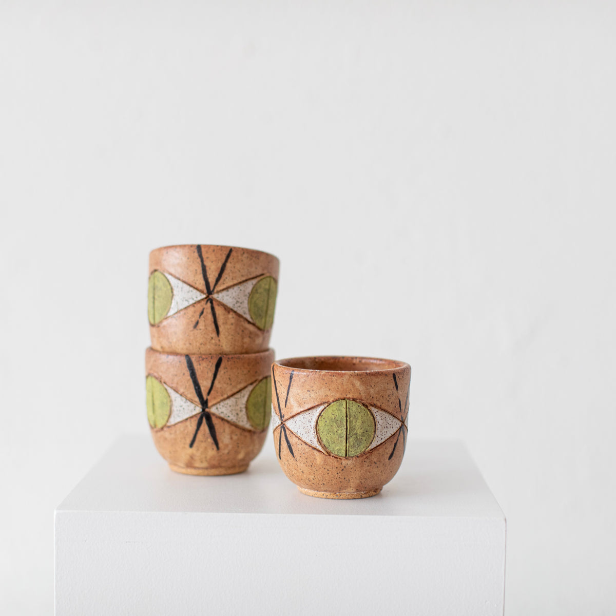 Matthew Ward Felix Small Tumbler - Rust and Avocado – Garza Marfa
