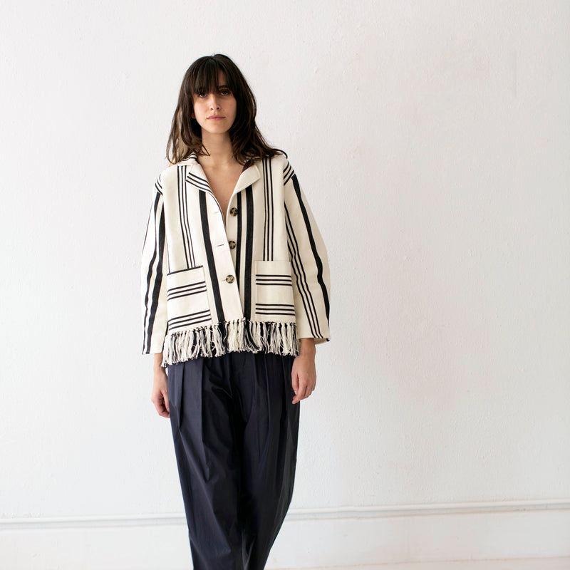 Proche X Garza Marfa, Fringe Hem Jacket