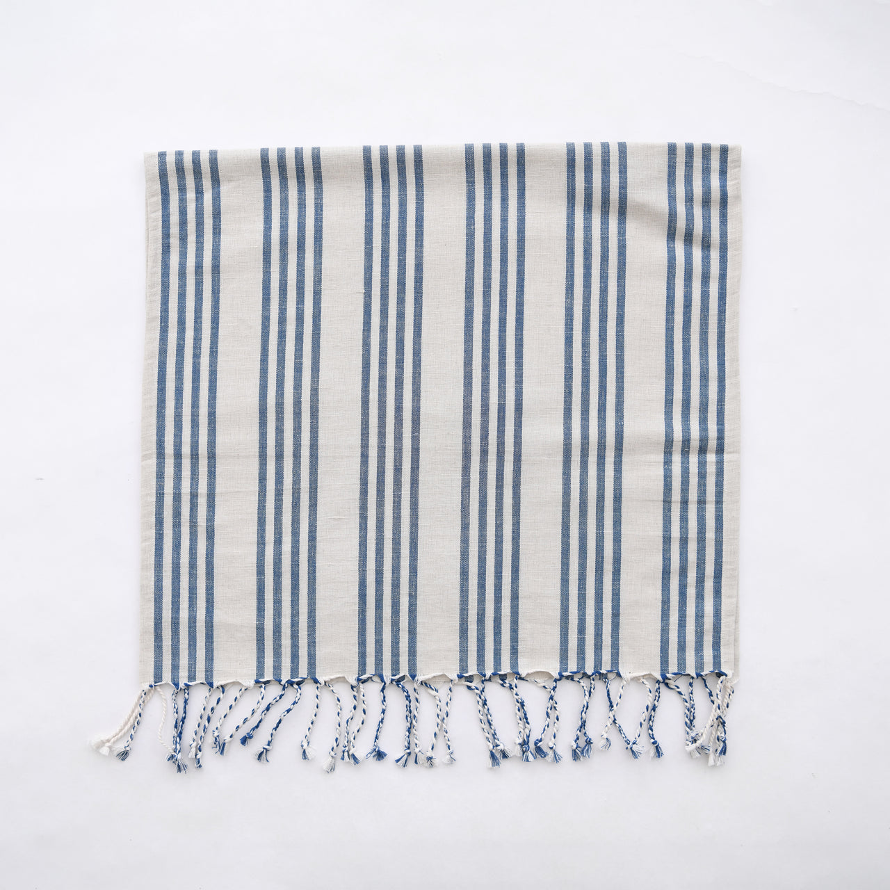 Linen + Cotton Ticking Hand Towel